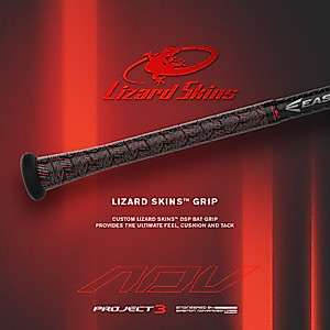 EASTON Project 3 ADV -3 BBCOR Baseball Bat | 31 inch / 28 oz | 2019 | 2 Piece Composite | iSO CNX | Launch Comp Barrel | Power Boost Knob | Speed End Cap