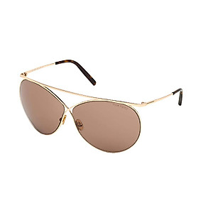 Tom Ford Criss Cross Sunglasses TF761 Stevie 28Y Gold/Havana 67mm FT0761