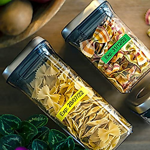 Replacement for Dymo Label Maker Refills LetraTag Plastic Label Tape Compatible with Dymo LetraTag LT-100H LT-100T QX50 200B 2000, 91331 91332 91333 91334 91335, 12mm x 4m 1/2" x 13', 5 Pack