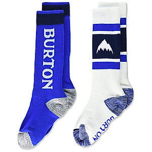 Burton Kids Weekend Midweight 2Pk, Stout White/Lapis Blue, SmallMedium