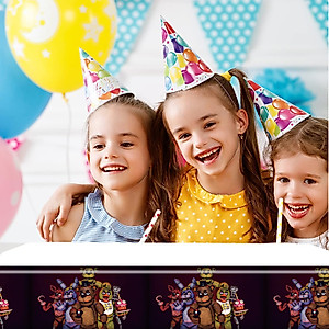 2pcs Five Tablecloth Disposable Tablecover Birthday Party Supplies and Decorations for Kid Boy Baby Shower Rectangle Tables 70"X42",2 Pack