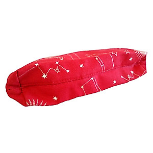 Estee Lauder Cosmetics Makeup Travel Bag (Zodiac/Horoscope Red Constellations)