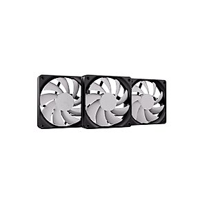 HYTE Flow FA12 Triple Fan Pack (120mm), High Performance PWM Gaming Case Fan, 1500 RPM, 4-PIN, Fluid Dynamic Bearing, White
