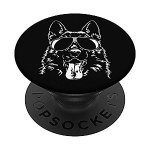 Funny Proud German Shepherd cool dog lover breed gift PopSockets PopGrip: Swappable Grip for Phones & Tablets