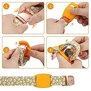 Airtag Dog Collar Holder，Anti-Lost Silicone Case Accessories for Air Tag GPS Tracking，Compatible with Dogs Cats Pets Collar (1 Pack, Black)