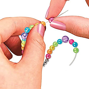 Shimmer 'n Sparkle Charm & Bead Bracelet Maker by CRA-Z-Art – DIY Beaded Charm Friendship Bracelet Making Kit