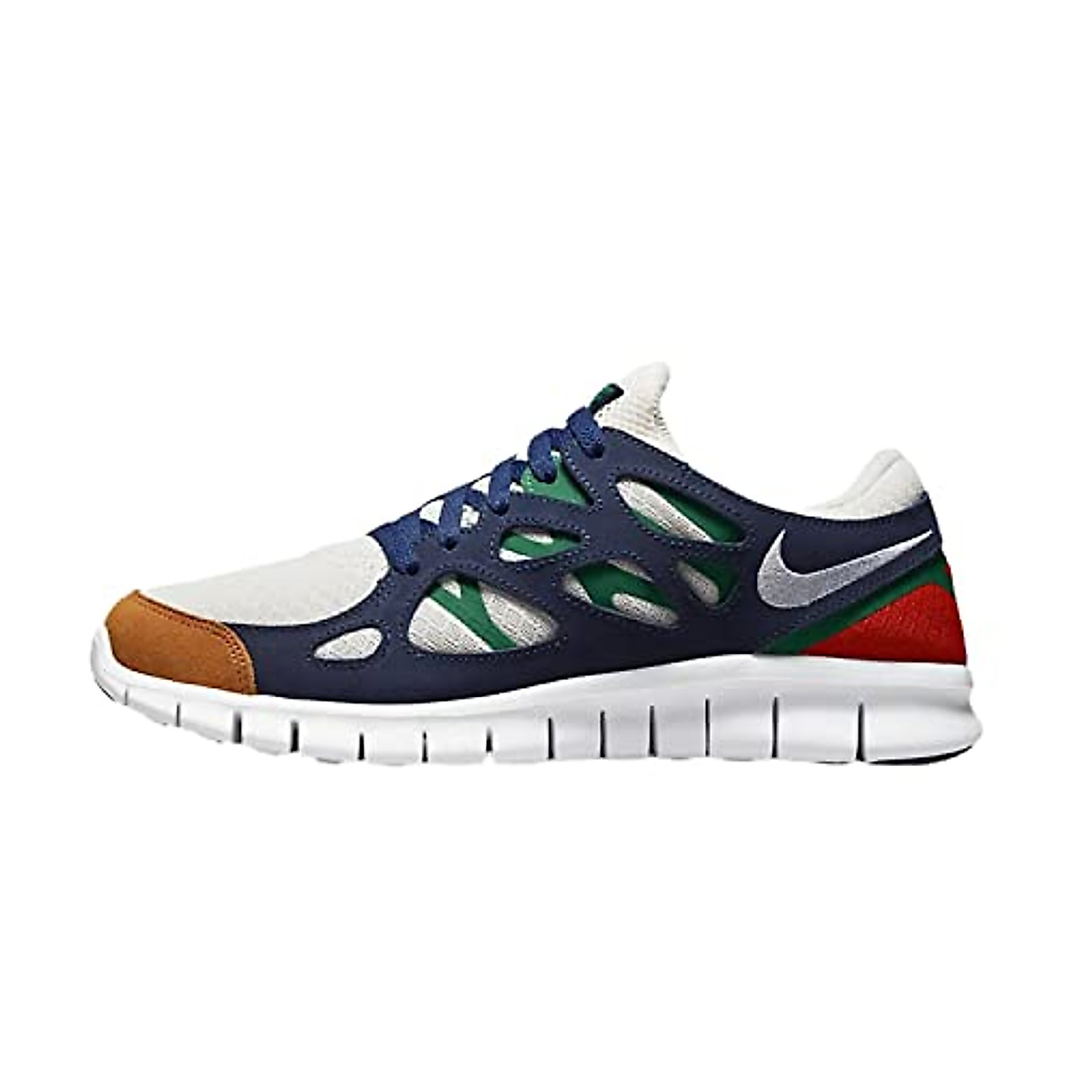Nike Men's Free Run 2 Running Shoes, Phantom/White-malachite, 9.5
