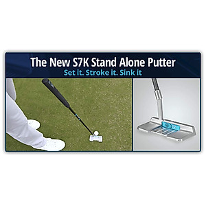 S7K Standing Putter for Men and Women –Stand Up Golf Putter for Perfect Alignment –Legal for Tournament Play –Eliminate 3-Putts (Right)
