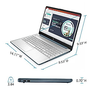 HP Pavilion Laptop, 15.6" HD Display, Intel Pentium Quad-Core Processor, Online Conferencing, Webcam, HDMI, WiFi, Bluetooth, Windows 11 (16GB RAM | 1TB SSD)