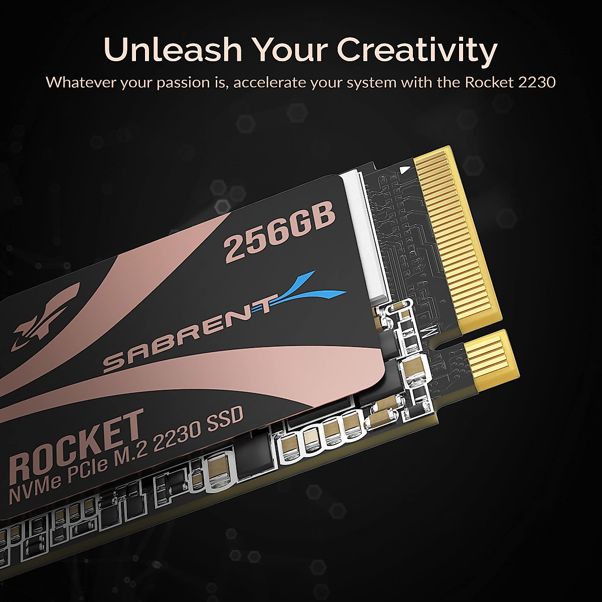 SABRENT Rocket 2230 NVMe 4.0 256GB High Performance PCIe 4.0 M.2 2230 SSD [SB-2130-256]