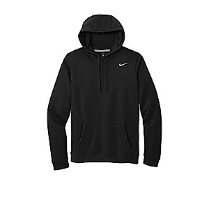 Nike Men's Hoodie Black/White nkCJ1611 010 (Large)