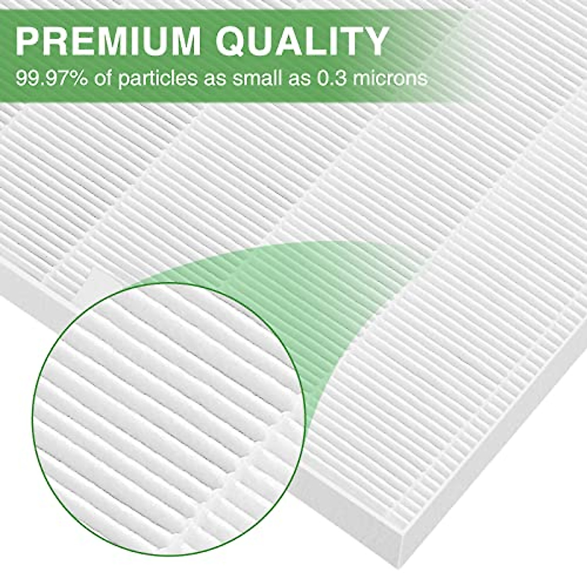 C545 H13 True HEPA Replacement Filter S Compatible with Winix C545 Air Purifier, Replaces Winix S Filter 1712-0096-00, 1 True HEPA Filter + 4 Activated Carbon Filters
