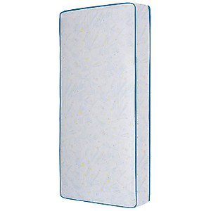 Dream On Me Twinkle Stars Crib & Toddler 117 Coil Mattress I Green Guard Gold Certified