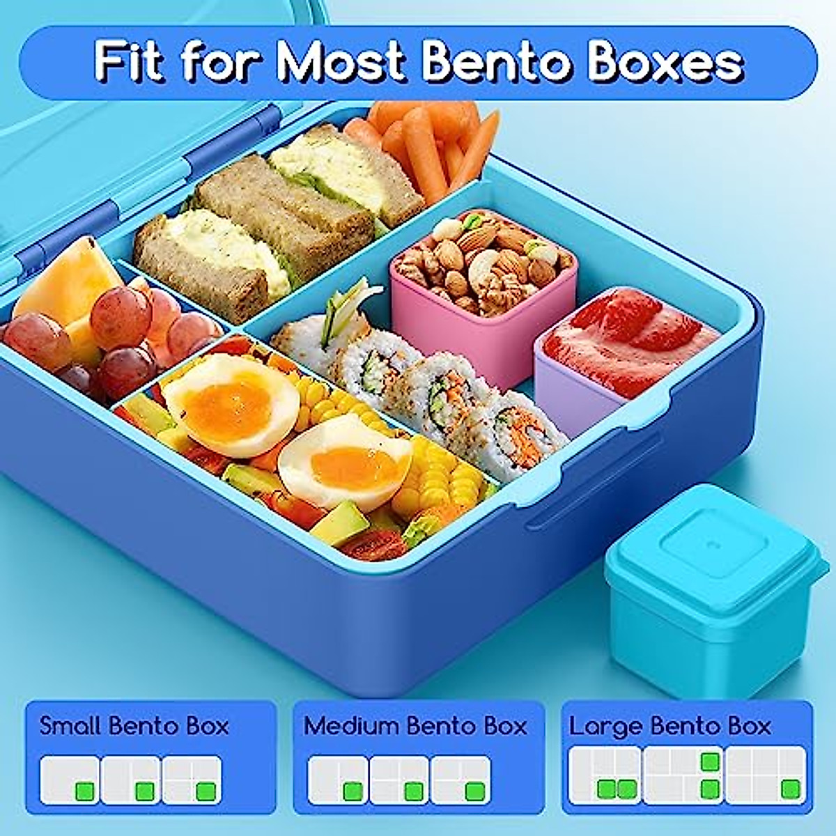 Yumuk Salad Dressing Container To Go, 4x2 oz Small Condiment Containers with Lids - Rainbow Color Resuable Dip Containers for Lunches, Easy Open, Leakproof, Fit in Most Bento Lunch Box
