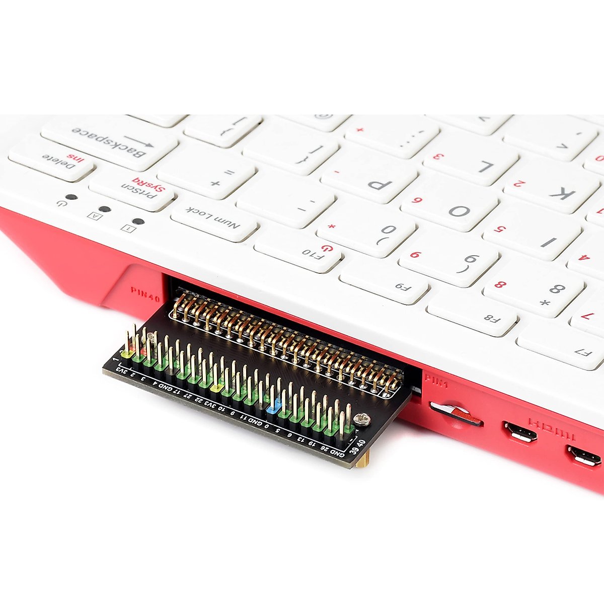 Bicool GPIO Header Adapter for Raspberry Pi 400 Keyboard Computer,Header Expansion,Color-Coded Header,Easy Expansion