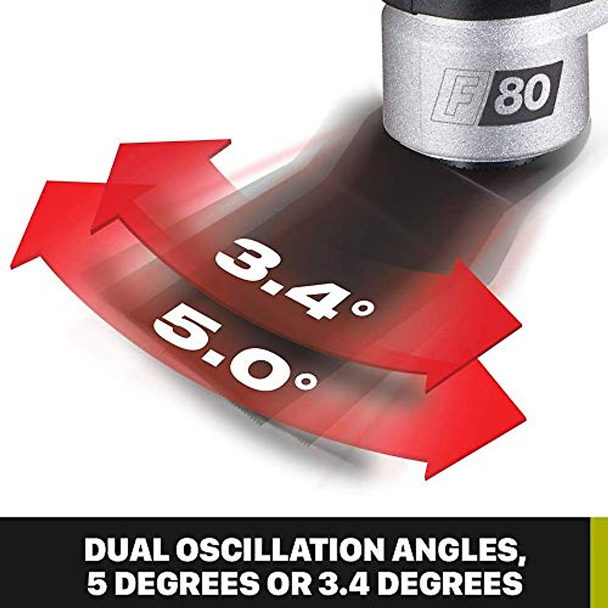 Rockwell AW400 F80 Sonicrafter 4.2 Amp Oscillating Multi-Tool with 9 Accessories and Carry Bag