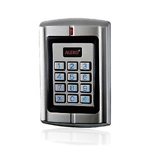 ALEKO LM178 12/24V Universal Wired Metal Alloy Water Proof Two Door Control Keypad With Backlight