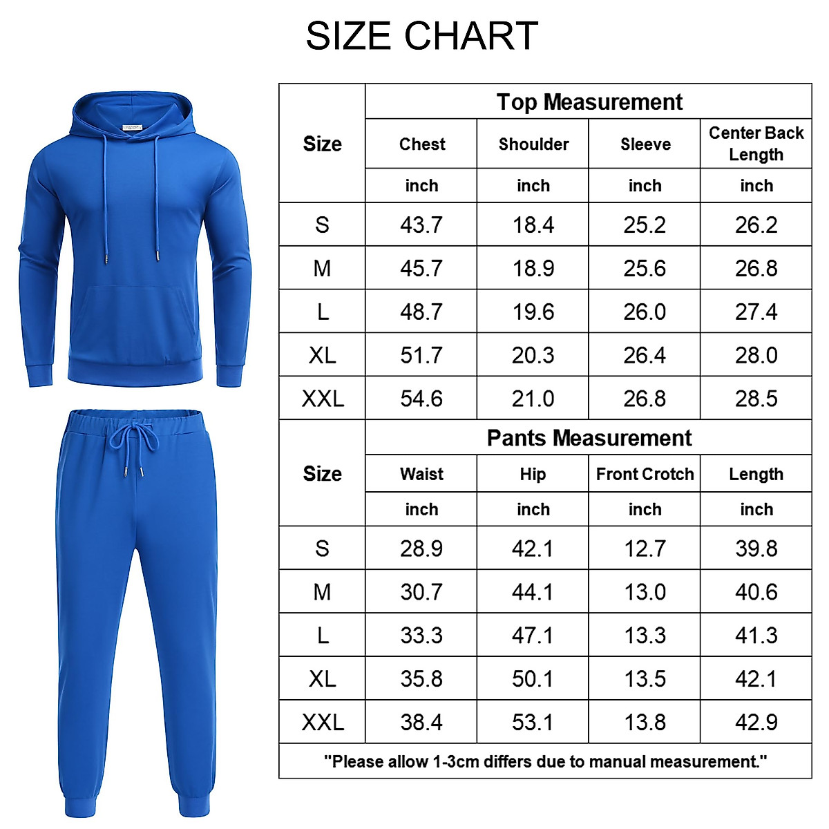 COOFANDY Sweatsuit for Men Casual Athletic Jogging Suits Sets Track Suits 2 Piece Sets for Men