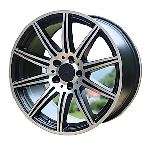 18" AMG STYLE FLAT BLACK WHEELS RIMS FITS MERCEDES BENZ 18 x 8.5 +35 5X112 CB66.6 ONE WHEEL (1)