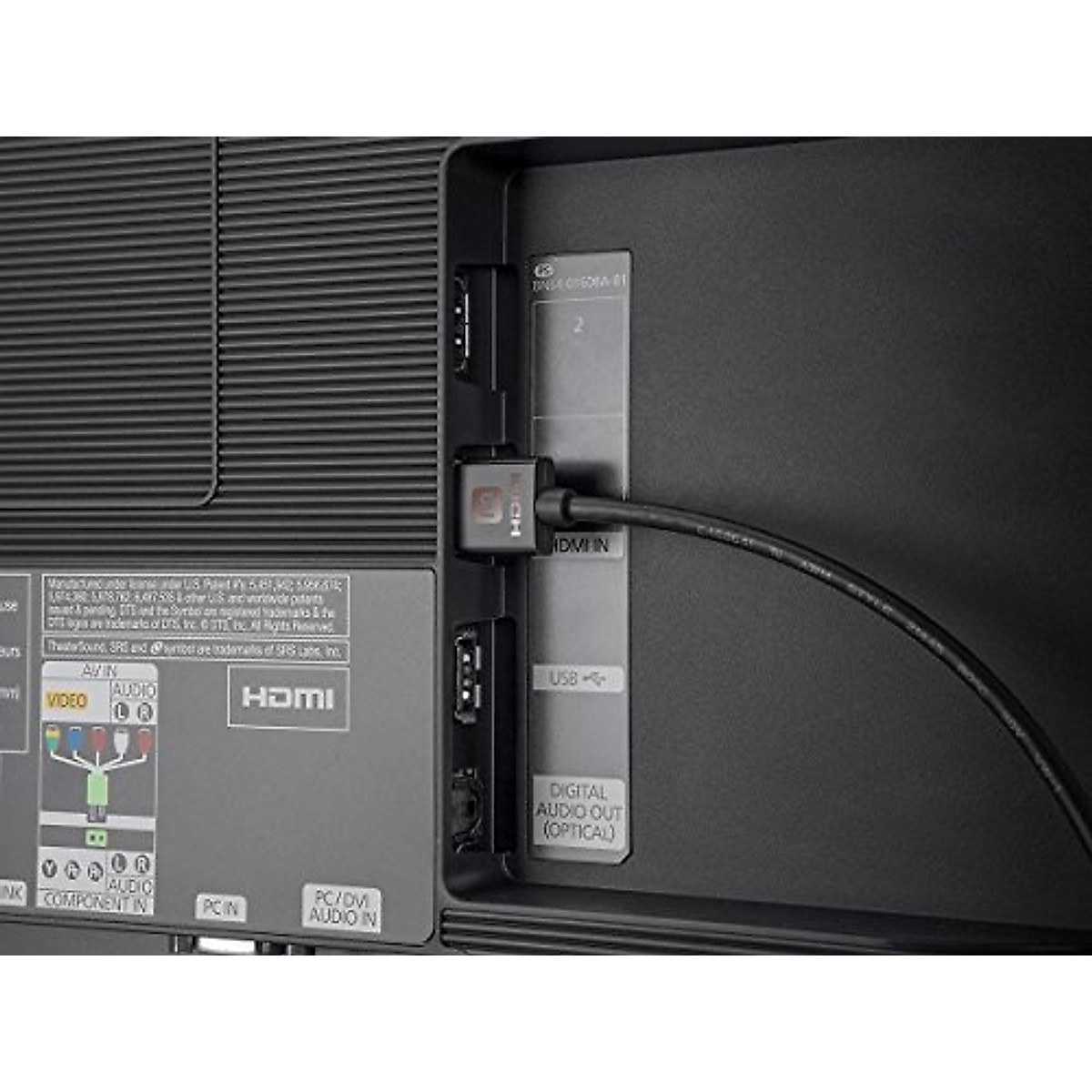 Monoprice 113578 Ultra Slim Series High Speed HDMI Cable, 1.5-Feet, Black