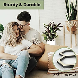 TAVALEAF 2 Pack Indoor Plant Trellis, Honeycomb Shaped Indoor Trellis for Climbing Plants, Small Plant Trellis for Plants, Small Trellis for House Plant, Trellis Small Climbing Plant Support (gt1)