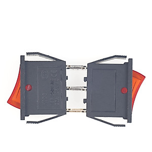 HSF 2PCS 120927-24 Rocker Switch Lighted On Off 120 Volt for Electric Fireplaces FMI Desa On-Off Lighted