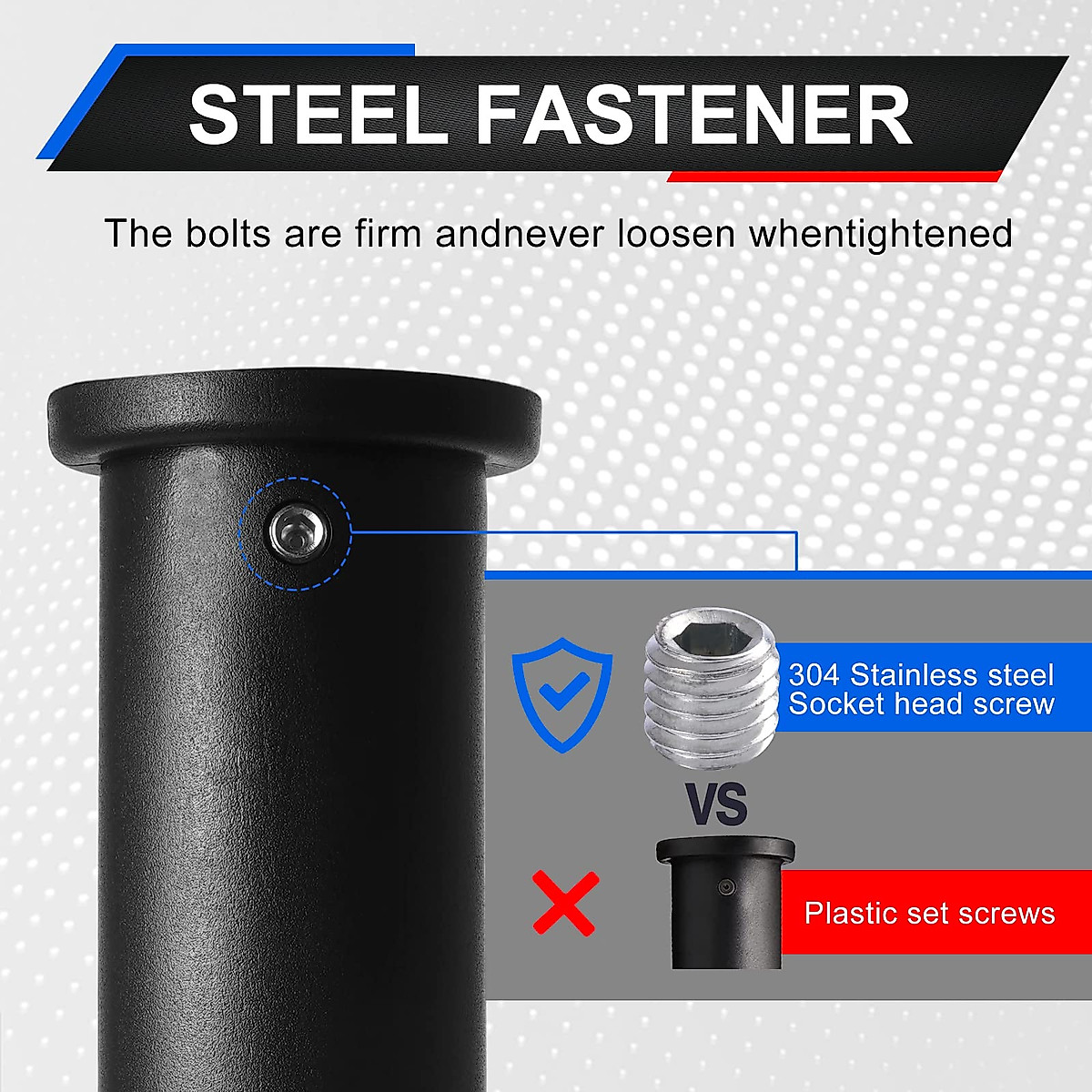 Olympic Adapter Sleeve (2 PCS), Converts 1" Standard Weight Plate Posts to 2" Olympic Weight Plate Posts, Suitable for 1" Standard Barbell Bars, Heavy Duty Nylon and Removable end Cap (2 Pcs)