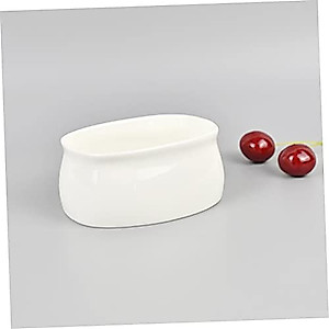 FRCOLOR 2pcs Table Jug Coffee Pitcher Flour Gravy and Cookie Salad Fried Containers Ceramic Et Storage Creamer Sauce Food Cube Serving Porcelain Ice Cup Jar Sugar Cream Holder Teabag