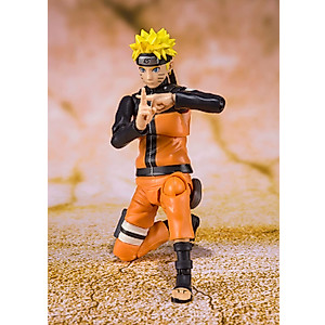 TAMASHII NATIONS - Naruto Shippuden - Naruto Uzumaki [Best Selection] (New Package Ver.), Bandai Spirits S.H.Figuarts Action Figure