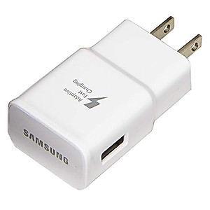 T-Mobile Samsung Galaxy J7 2015 Adaptive Fast Charger Micro USB Cable Kit! [1 Wall Charger + 3 FT Micro USB Cable] AFC uses Dual voltages for up to 50% Faster Charging! - Bulk Packaging