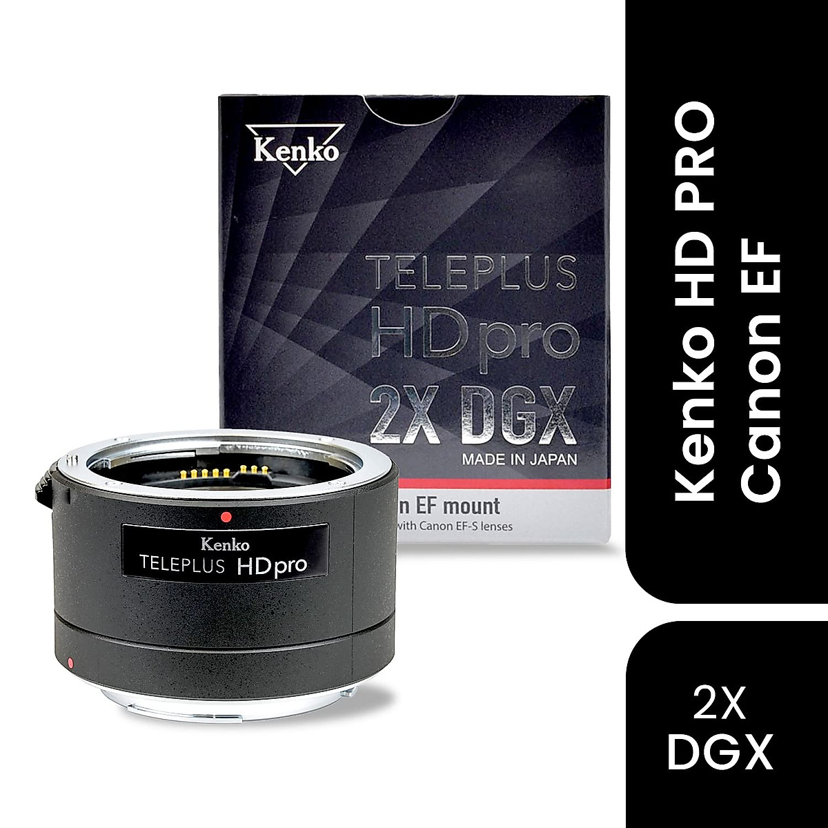 Kenko Teleplus 2X HD Pro DGX Teleconverter for Canon EF - Black (62527)