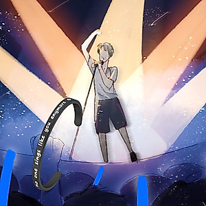 TGBJE Music Inspirational Gift No One Sings Like You Anymore Bracelet cuff Music Lover Fans Gift (BL singer cuff)