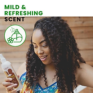 The Roots Naturelle Braid Sheen Braid Spray | 12 Fl Oz | Leave-in Conditioner with Shea Butter | Enriched with Vitamins and Essential Oils | Anti-Itch, Anti-Frizz | Great for Twists and Locs