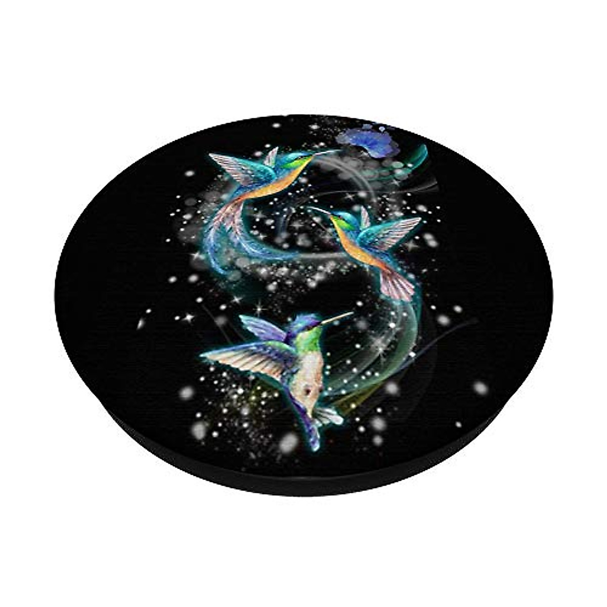 Awesome hummingbird flying art PopSockets PopGrip: Swappable Grip for Phones & Tablets