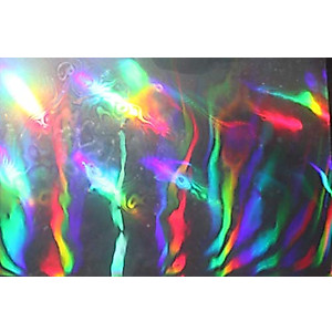 13,500 Lines/inch Diffraction Grating Sheet - Double Axis [1 Foot x 6 Inches]