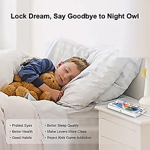 ySky Portable Lock Box for Phone to Help Kids/Students/Lovers Focus Back, Phone Lock Box for Android Sumsung/Google/iPhone Serials,Prevent Excessive Games, Mobile Phone Addiction(New)