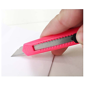 BLUE FROG (4 Pack) 5" Colorful Snap Blade Knives | Prolonged Use | Retractable