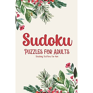 Stocking Stuffers for men: Sudoku Puzzles for Adults: Christmas Sudoku puzzle gifts for stocking Fillers
