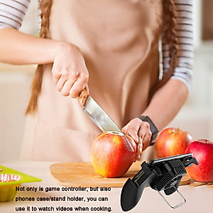 KingTSYU Phone Game Controller With Cooling Fan, Mobile Game Handle with Triggers for PUBG/Call of Duty/Fortnite, L1R1 Gaming Grip Gamepad for 4.7-6.5" iPhone iOS/Android Phone