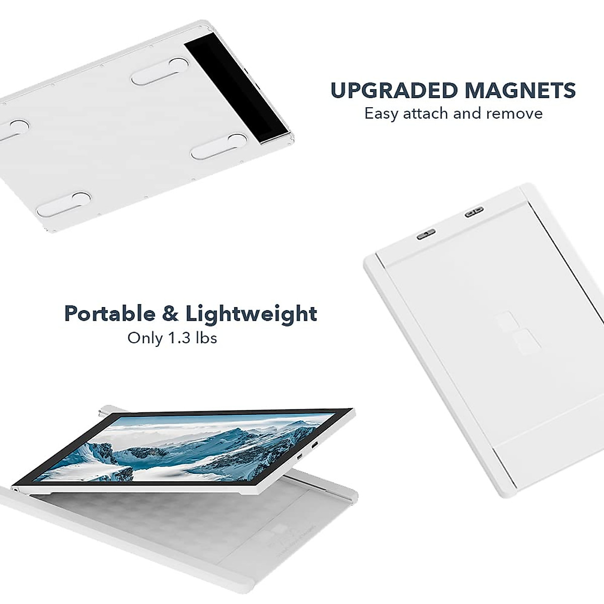 Mobile Pixels DUEX Lite 12.5" 16:9 Full HD Portable Laptop LCD Monitor, Cool White