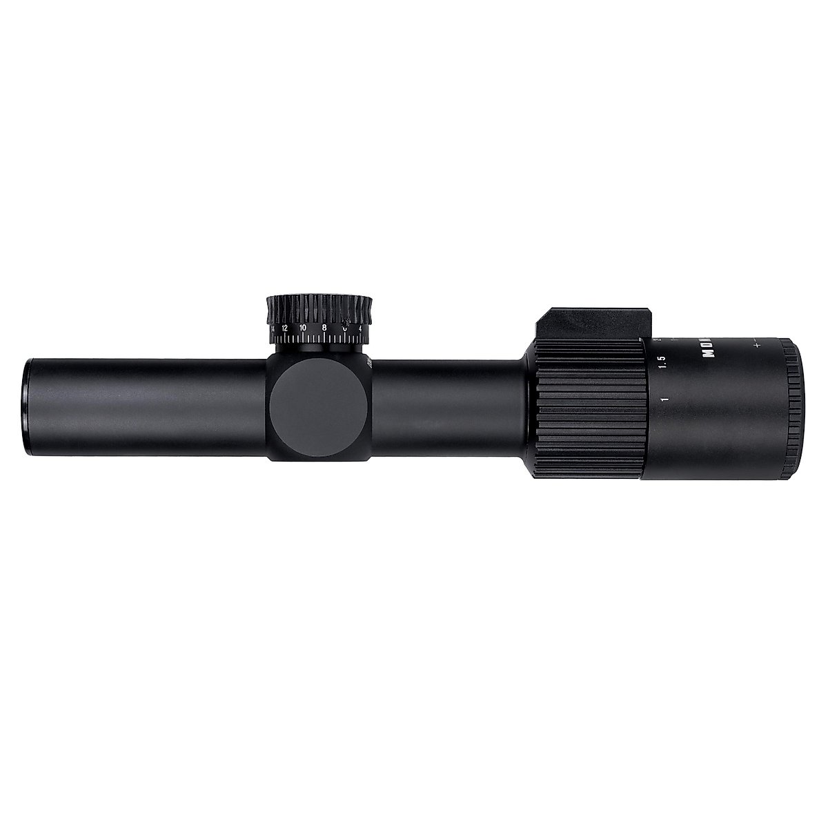 Monstrum Alpha Series 1-4x24 First Focal Plane FFP Rifle Scope with MOA Reticle | Black