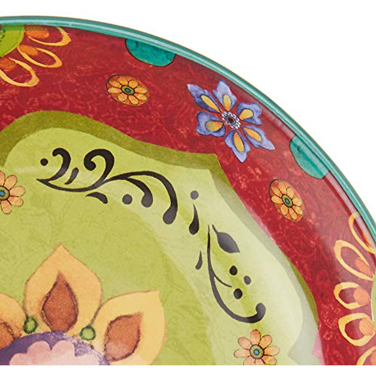 Certified International Tunisian Sunset Serving/Pasta Bowl, 13.25" x 3", Multicolor