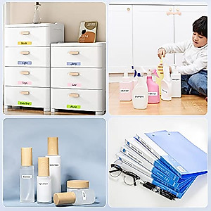 MARKLIFE P12 Label Maker Machine with Tape - Portable Bluetooth Label Printer, Mini Printer Can Print Continuous Label, Sticker Printer Compatible with iOS Android, for Business Home Office (White)