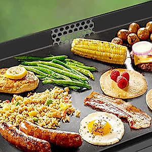 Food Mesh Screen for Black Stone Griddle Accessories Block Food from Falling Into Rear Greases Trap Cup Tray Universal Grilling Mesh Mat