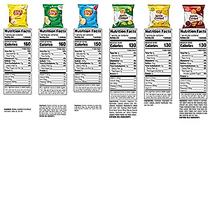 Lay's Potato Chips, Regular & Kettle Variety Pack, (Pack of 40)
