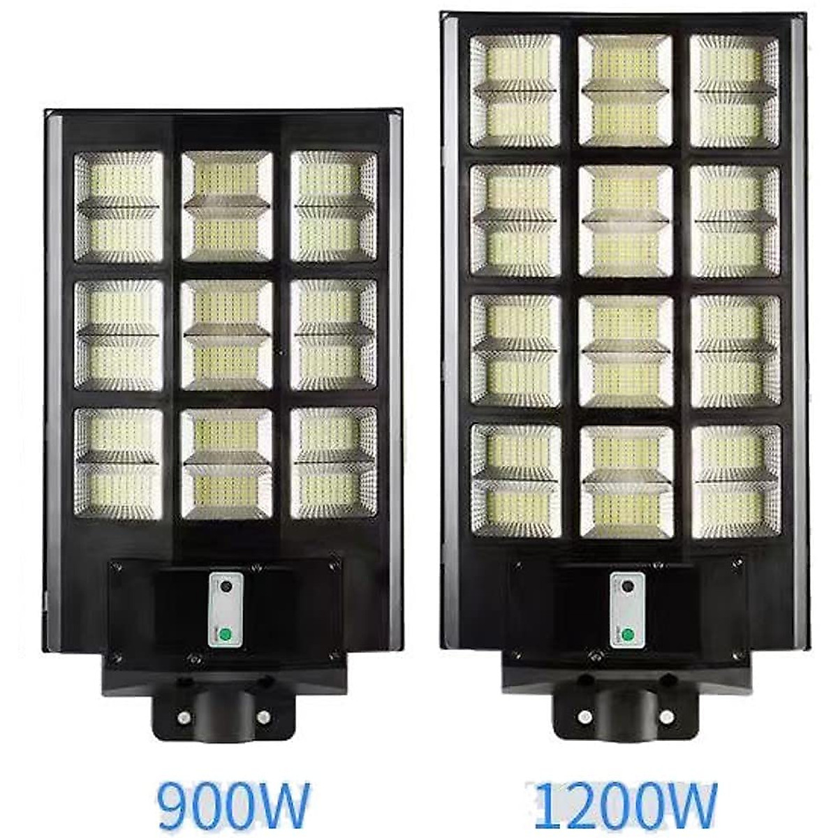 Solar Lights Street Lights Outdoor, Parking Lot Light Commercial Dusk to Dawn Led Street Light Solar Powered with Motion Sensor for Basketball Court, Road, Playground (1200, Volts) (1200, Volts)