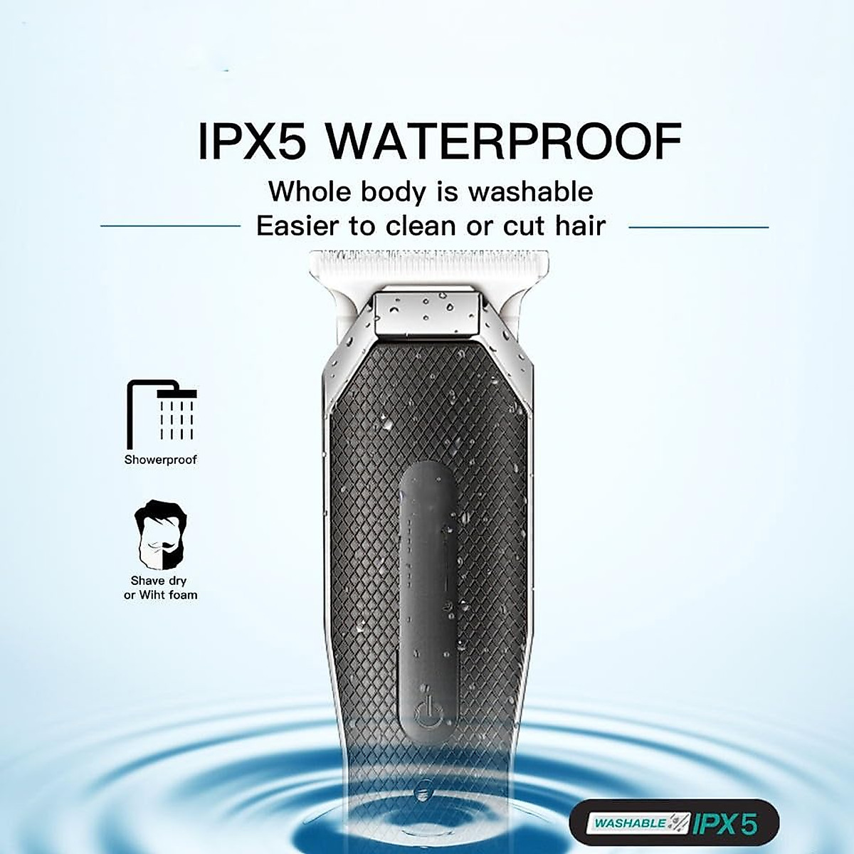 HARUE Hair Clippers for Men, Professional Electric Hair Trimmer Barber Hair Clipper Rechargeable Hair Cutting Machine Haircut Men Cordless Hair Cutter Corded