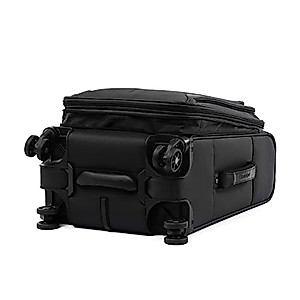 Travelpro Tourlite Softside Expandable Luggage with 4 Spinner Wheels, Lightweight Suitcase, Men and Women, Black, Carry-On 21-Inch