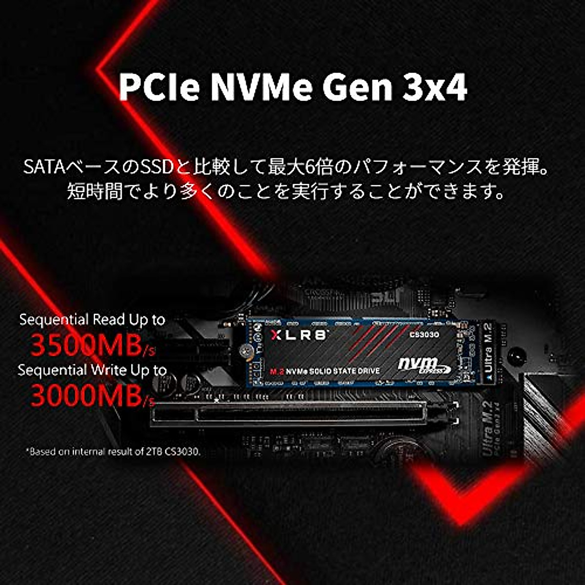 PNY M.2 2280 PCIe NVMe Gen3x4 Internal SSD 1TB M280CS3030-1TB-RB