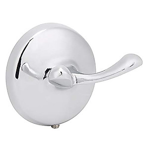 Omabeta Bathroom Towel Hook, Unique Wall Mounted Stainless Steel Double Robe Hook, Practical Arc Design Coat Towel Hanger Holder for Bathroom Living Room Office Hotel(Double Robe Hook)